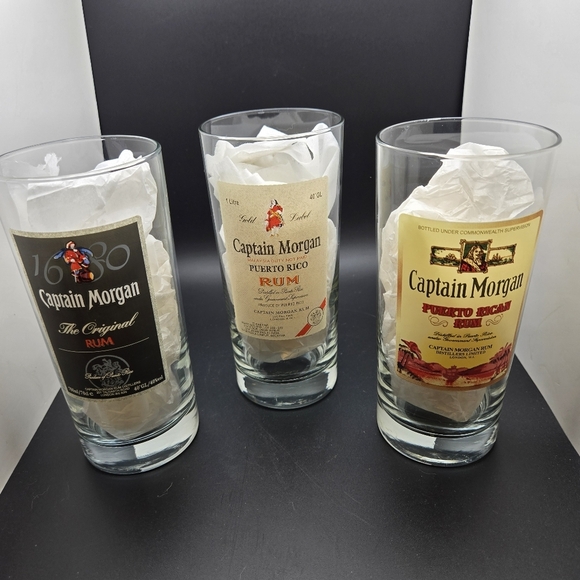 Dining | Captain Morgan Rum Official Bar Crew Gear 15 Oz High Ball ...